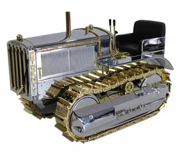 Крупномасштабная модель гусеничного трактора Caterpillar Twenty в масштабе 1:16, металлический сплав, DM 85760