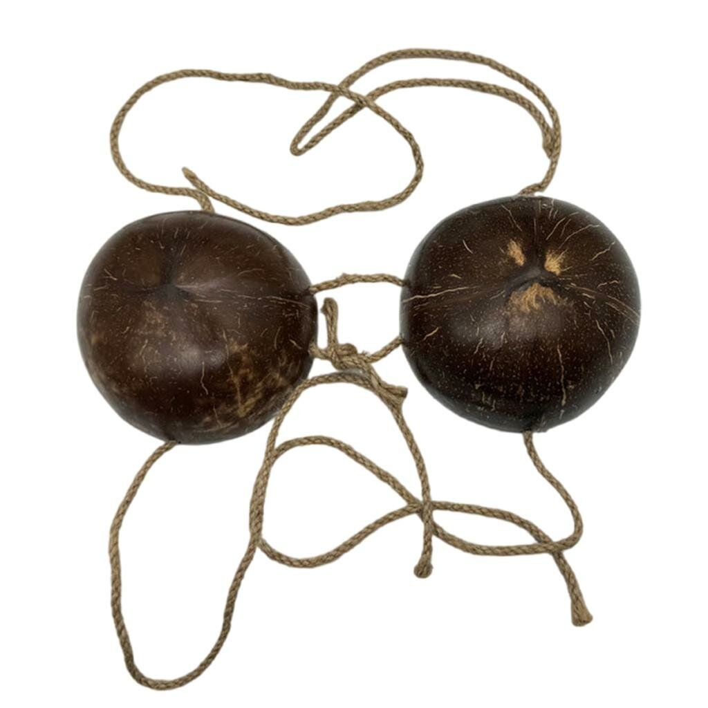 Кокосовый бюстгальтер, Коричневый