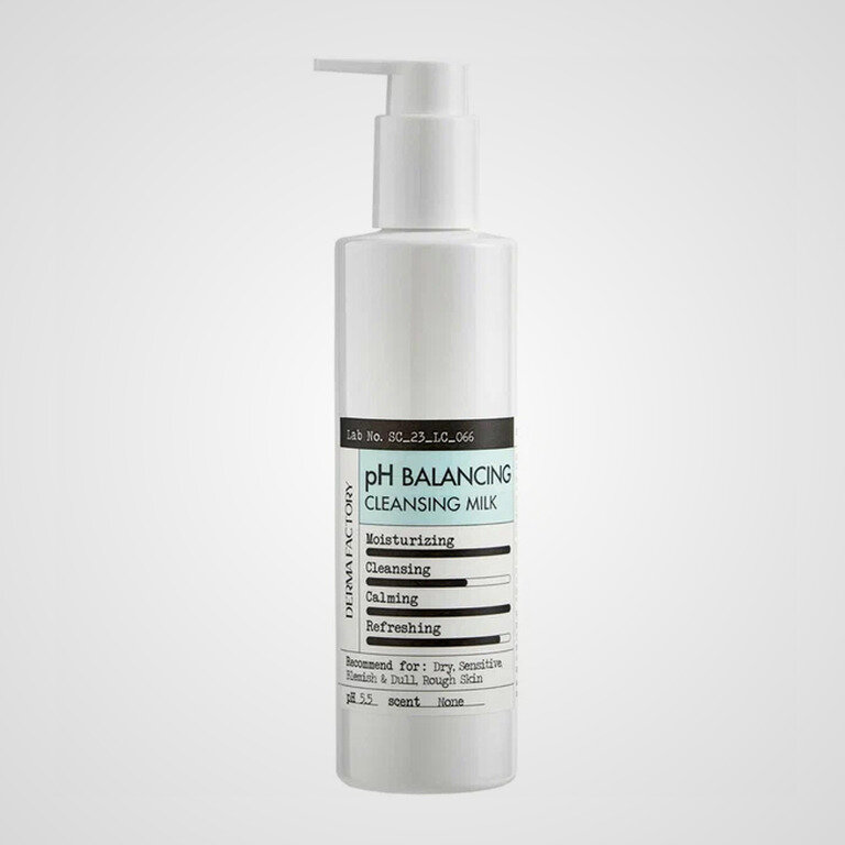 Молочко для лица очищающее 240 мл DERMA FACTORY pH Balancing Cleansing Milk Молочко 240 мл