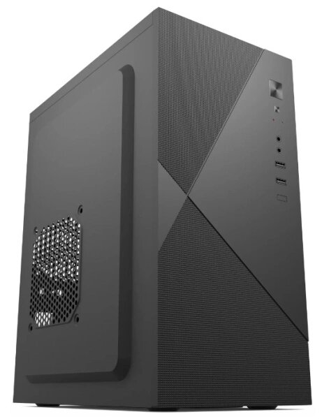 FZ-019-SX450 / Корпус с блоком питания 450Вт. Case Forza mATX, 450W, 2xUSB2.0, Black, wo FAN, 8 cm f