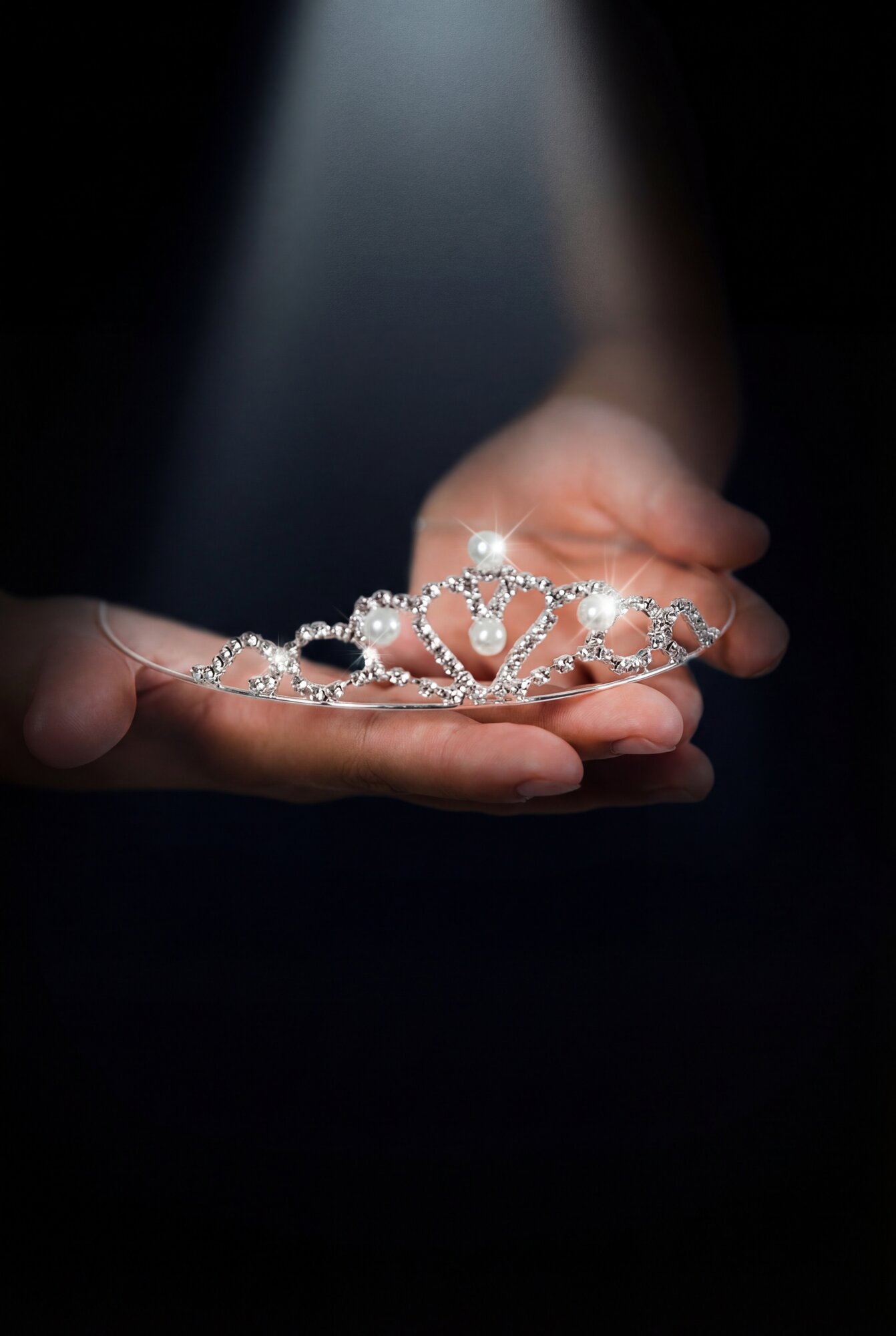 Диадема для девочки, напраздник, серебряная корона тиара