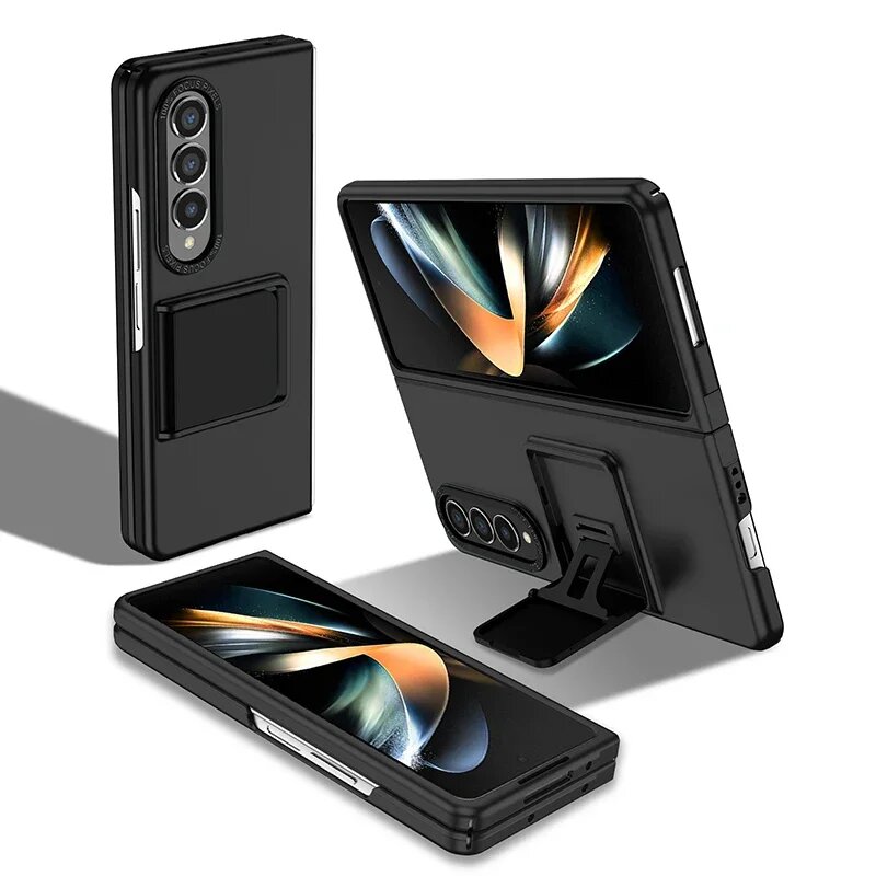 Черный чехол-подставка для Samsung Galaxy Z Fold 3/4/5/6/7