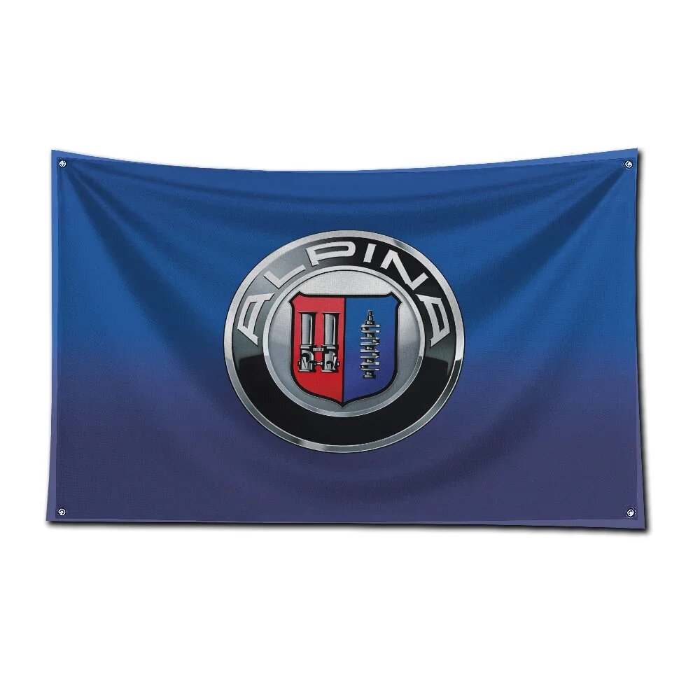 Спортивный автомобильный флаг Alpinas, полиэстер, 60x90 см 120x180cm(47x70in), 149ZQ1213A11