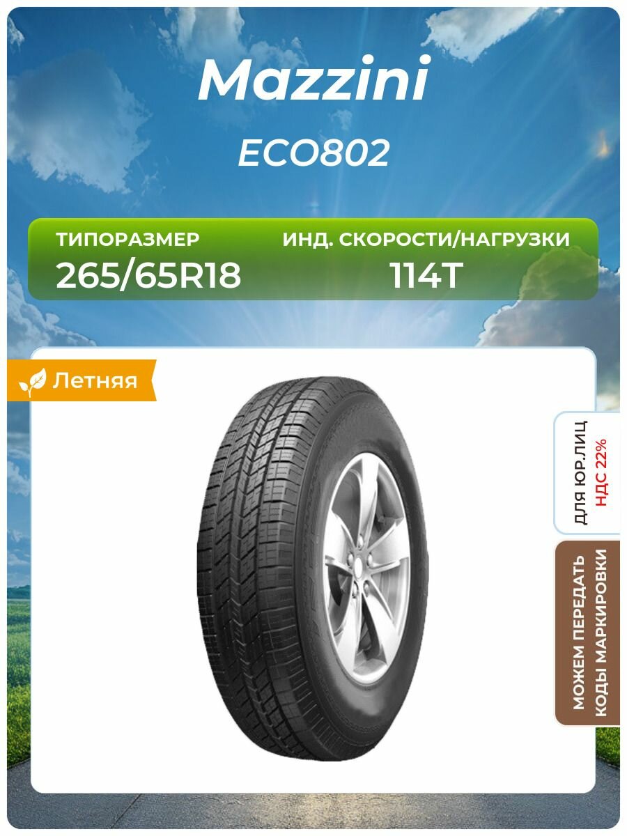 Шина Mazzini ECO802