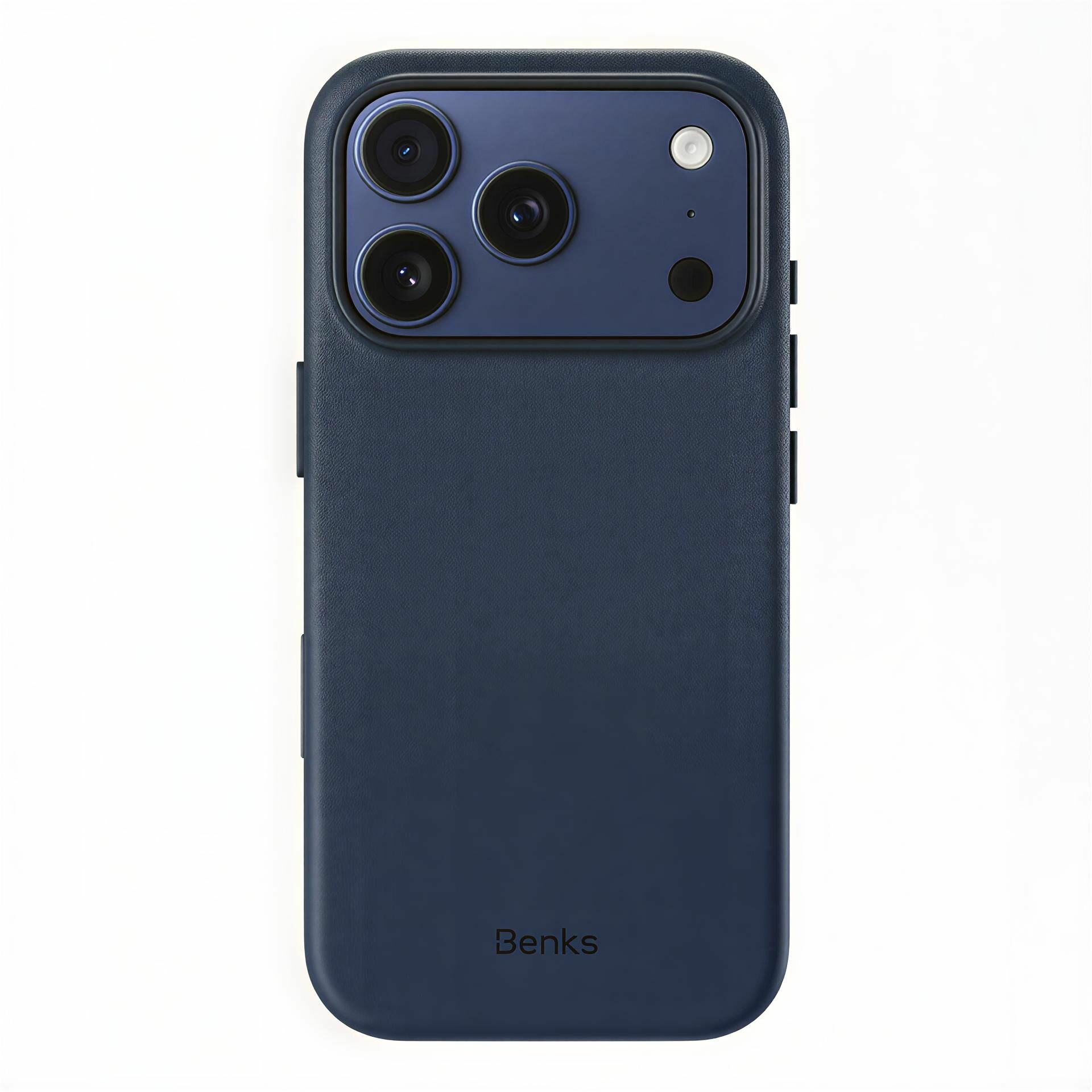 Чехол из экокожи Benks VitaPro Protective Case (MagSafe) для iPhone 17 Pro 6.3", цвет синий (Blue)