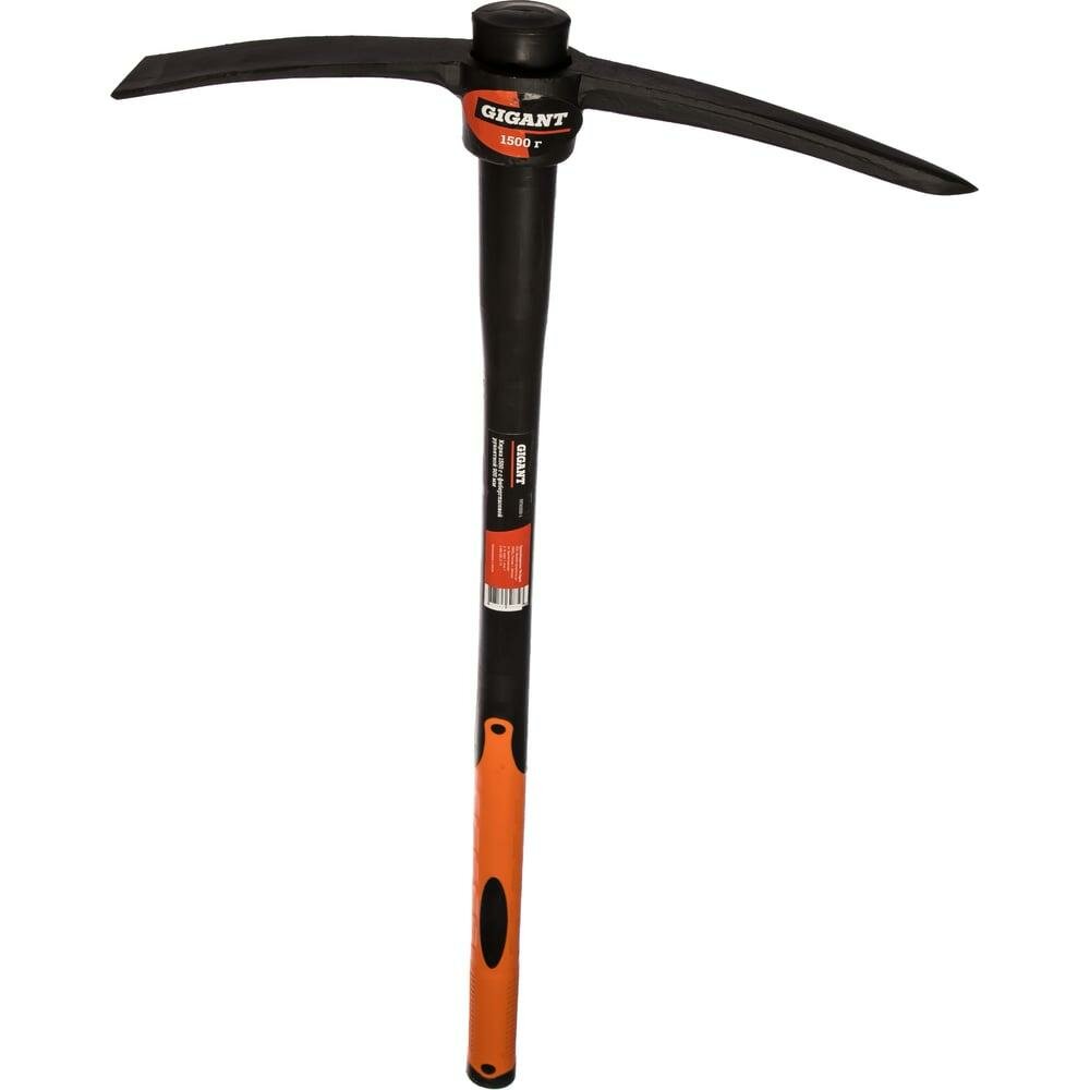 Кирка 1500 грамм с фибергласовой рукояткой 900 мм Gigant PFH1500-1