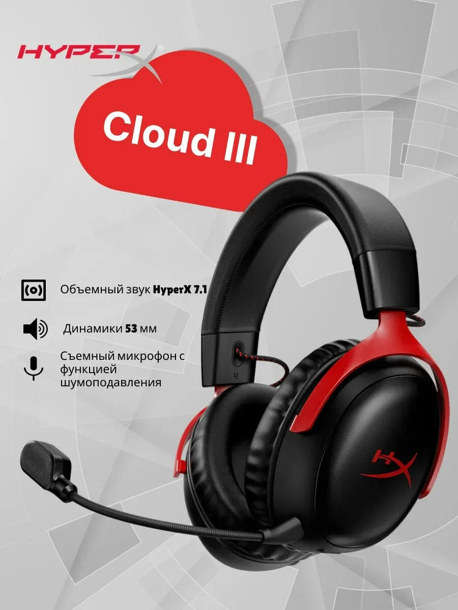 Проводные наушники HyperX Cloud III
