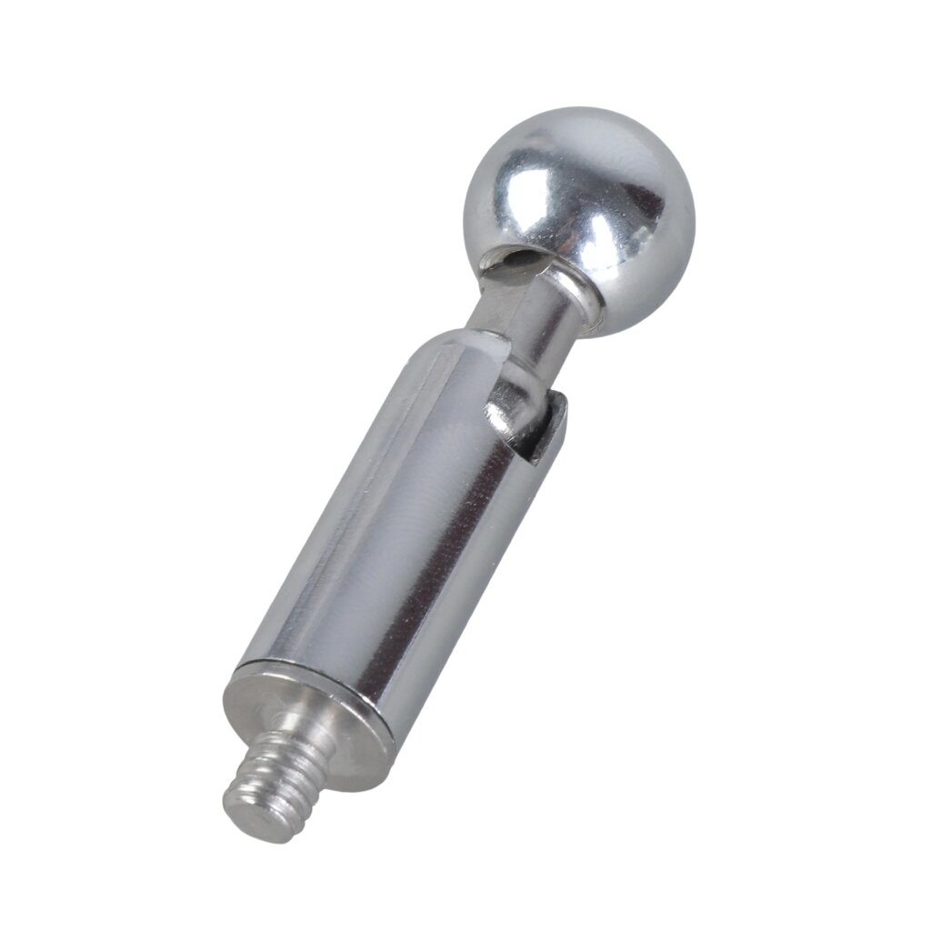 Регулируемая 90-Градусная Шаровая Головка с Наружной Резьбой 1/4" до Металлического Адаптера диаметром 17 мм для Крепления Штатива Камеры К Телефону