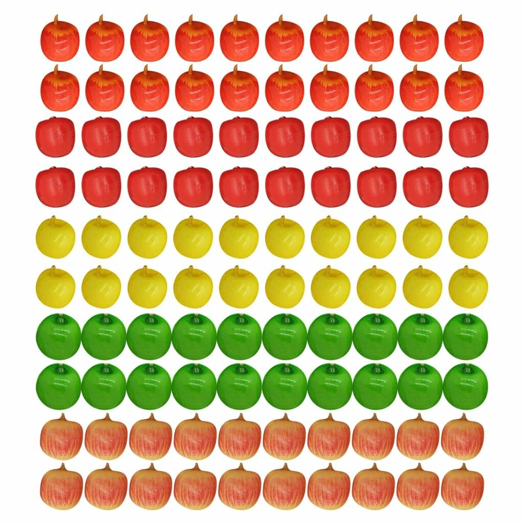 100 шт, 2 см мини-фруктовая имитация пенопластового украшения apple decoration
