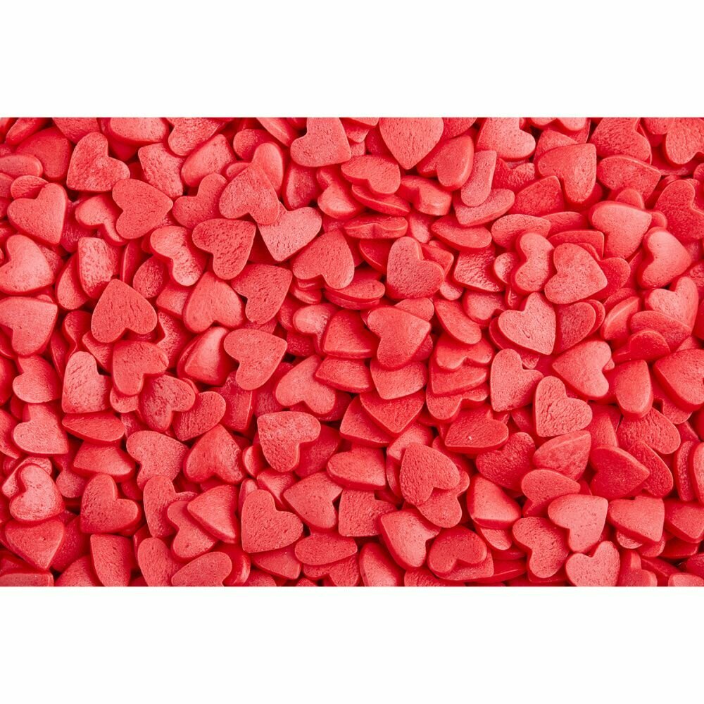 Посыпка кондитерская декоративная "Сердечки красные" 50 г