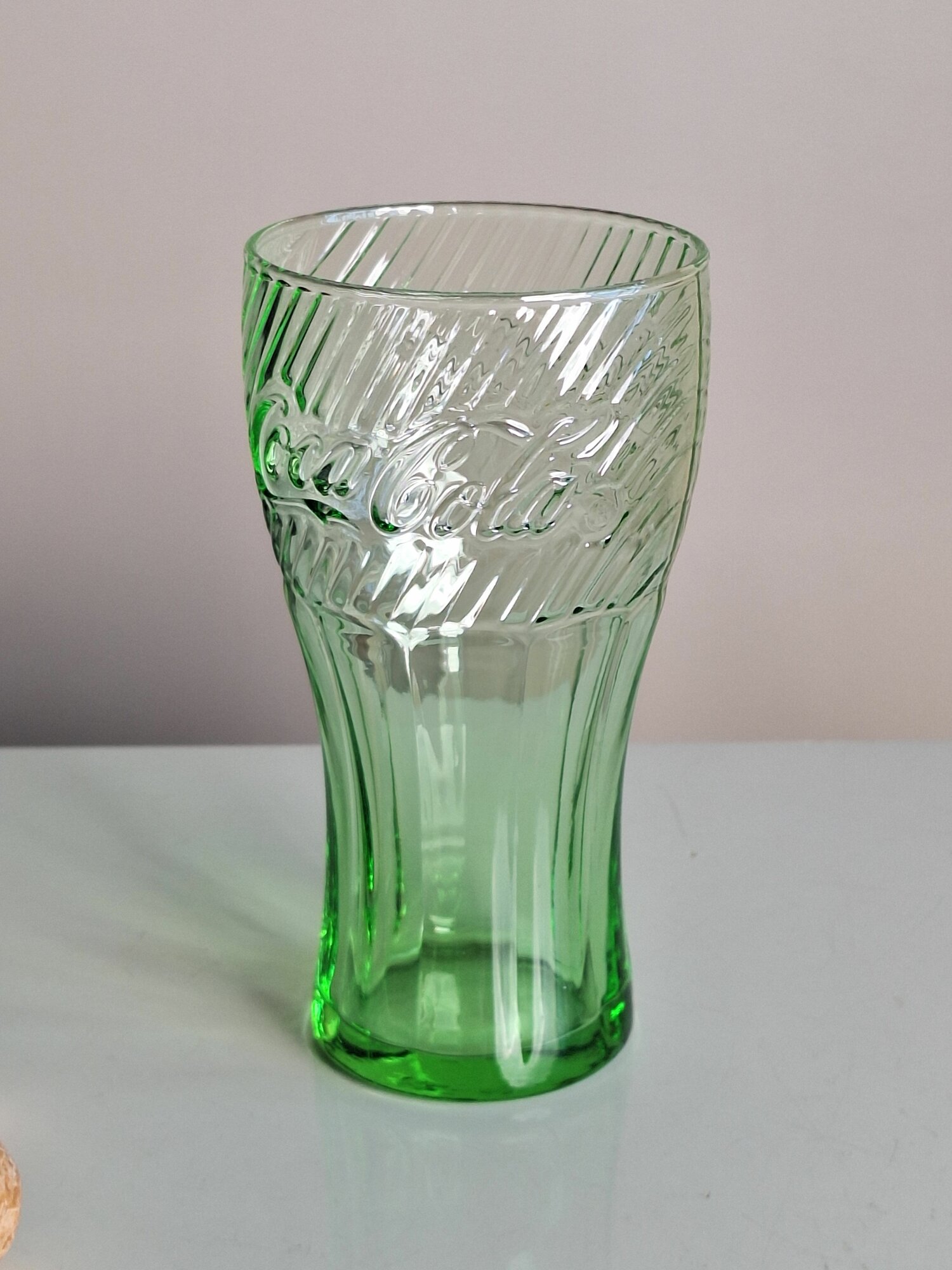 Cтакан коллекционный Кока-Кола Coca Cola зеленый 360 мл. 1 шт.