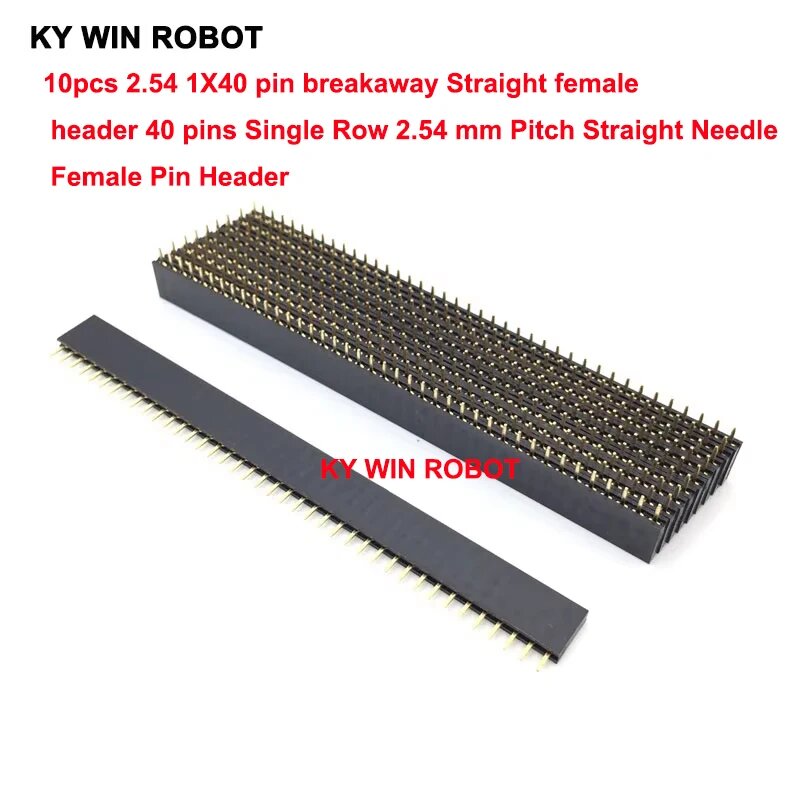 2.54 мм штекерный разъем 1x40pin KY WIN ROBOT