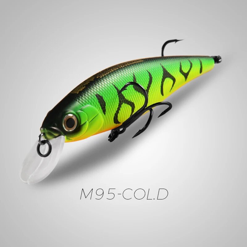 Воблеры BEARKING Squad Minnow разных цветов M95-D