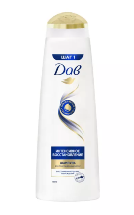 Дав Шампунь для волос Интенсивное восстановление, Hair Therapy, 380 мл