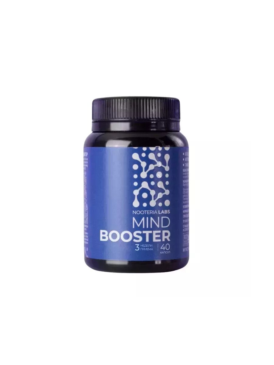 Nooteria Labs Mind Booster Маинд Бустер 40 шт. капсулы массо