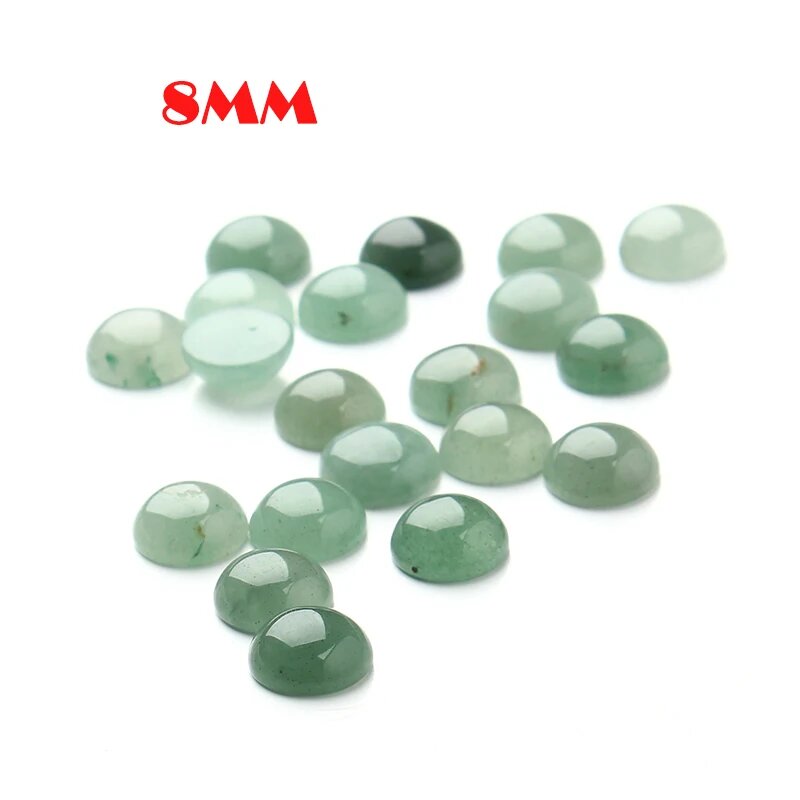 Бусины из натурального камня опал зеленый авантюрин 6 8 10 12 мм Изумрудный, 8mm green aventurine