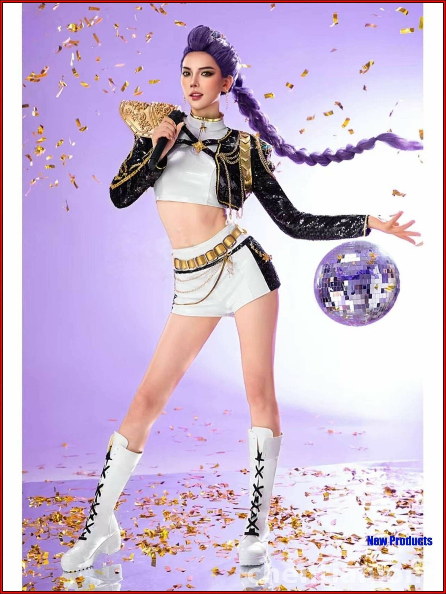 Эксклюзивный парик KPOP длиной 75 см, вдохновленный аниме Охотник на демонов и Романтика