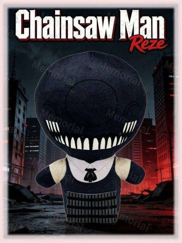 Мягкая Игрушка Chainsaw Man Reze 20 см Аниме Фигурка ABS пластик