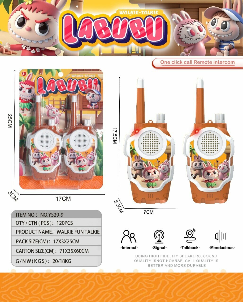 Детская игрушка для ролевых игр, дальнобойная рация для улицы, новая модель для совместных игр родителей и детей 1200m, подарок на день рождения.