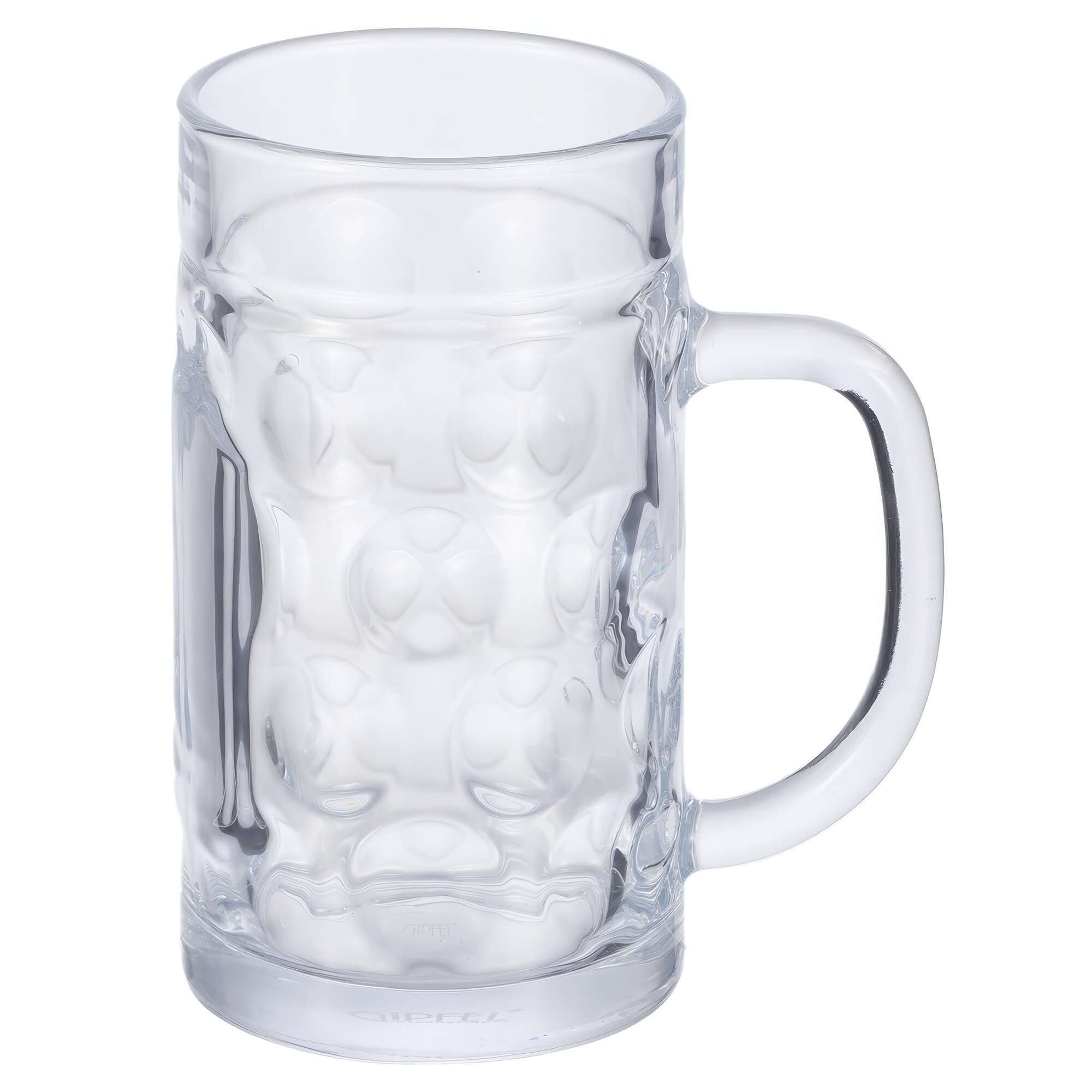 Кружка для пива Gipfel Heinrich 52508, 600 мл, стекло, прозрачный