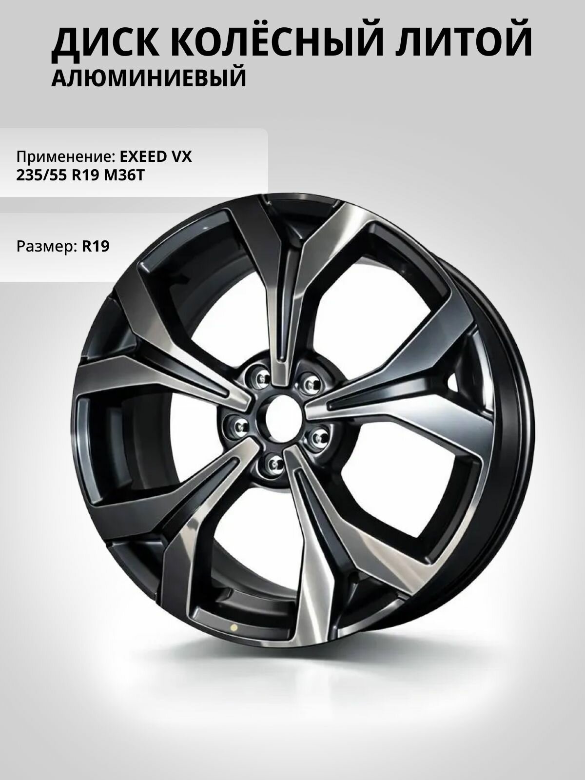Диск колёсный литой EXEED VX 235/55 R19 M36T