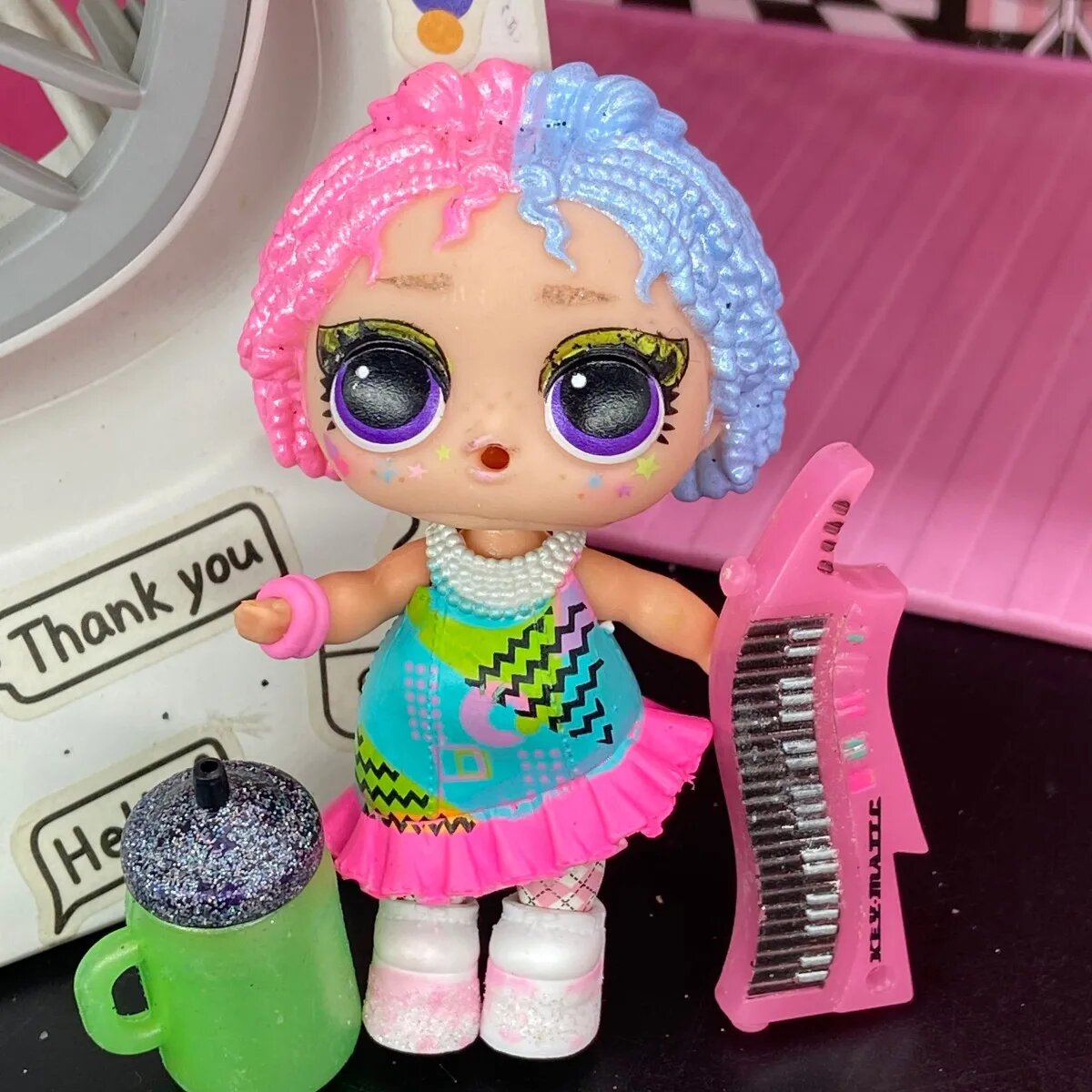 8CM LOL Doll Collectible Girl DIY Toy Doll Set Includes Doll Clothes, Shoes and Accessories Children's Birthday Gift