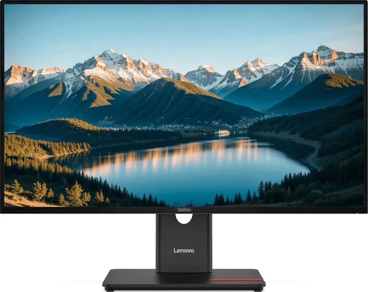 64A6GAT6UK / Lenovo ThinkVision T27q-40, 2560x1440, IPS, 120Гц, 1хHDMI, черный (64a6gat6uk)