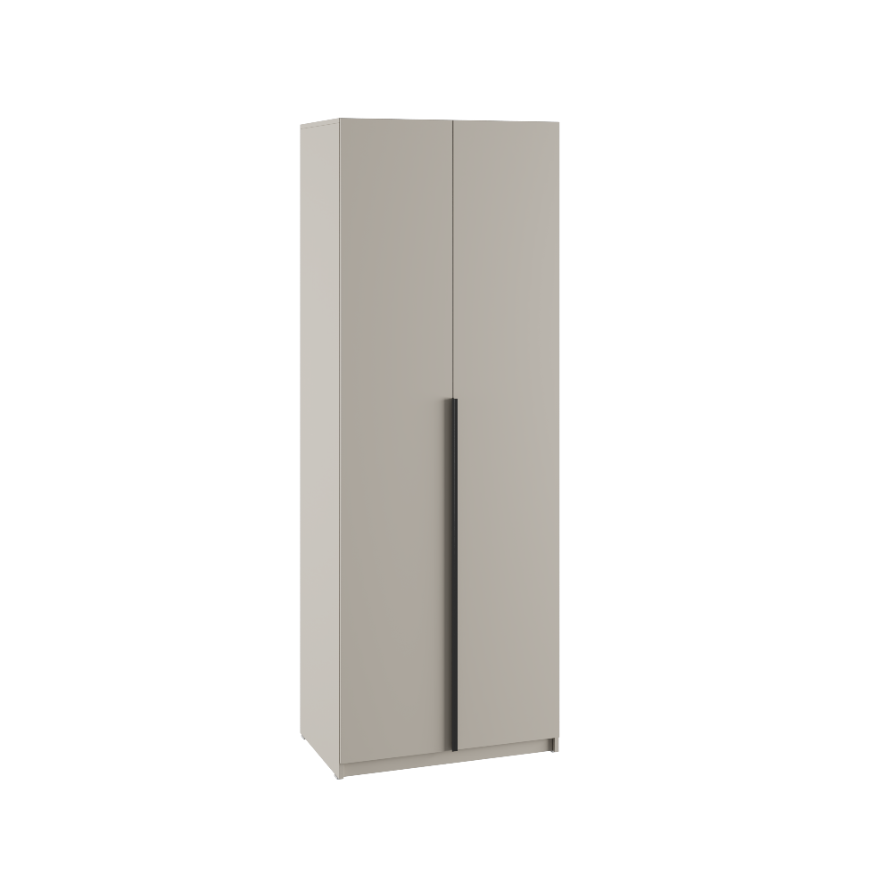 Шкаф для одежды двухстворчатый "Бруно" 80 см, кашемир