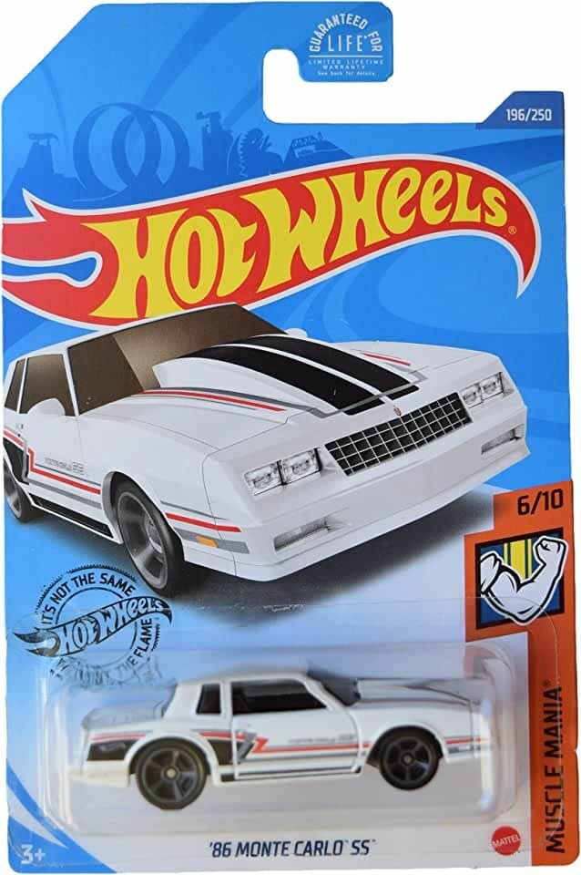 Машинка базовая Hot Wheels 86 Monte Carlo SS белый
