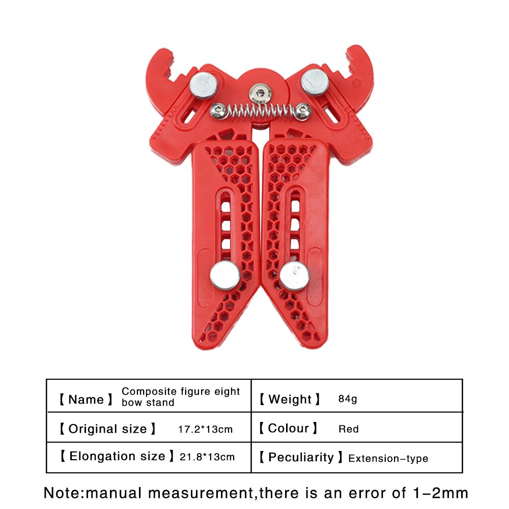 9-цветная регулируемая подставка для лука Красный, Красный