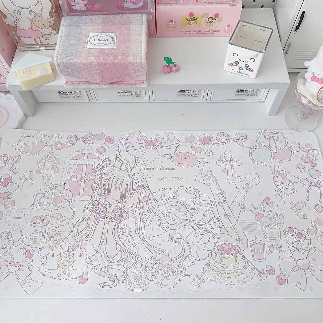 Chobits Anime Chi коврики для мыши из искусственной кожи 450X900X2MM