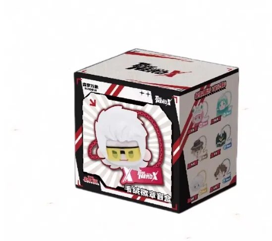 Значок BE HERO X Bandai, белый, random-1BOX