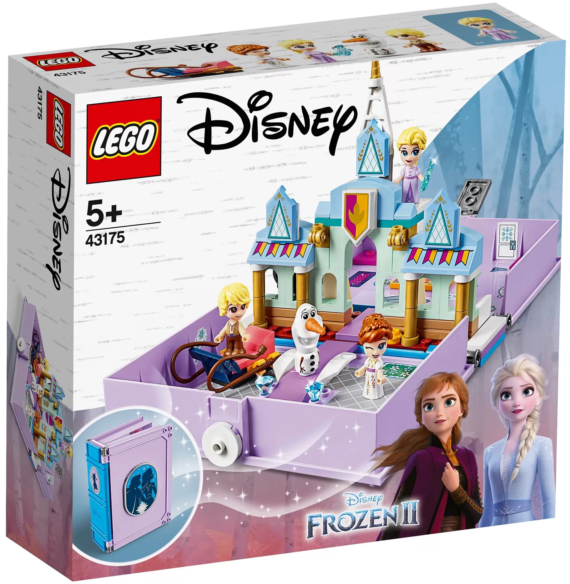 LEGO Disney Princess 43175 Книга сказочных приключений Анны и Эльзы, 133 дет.