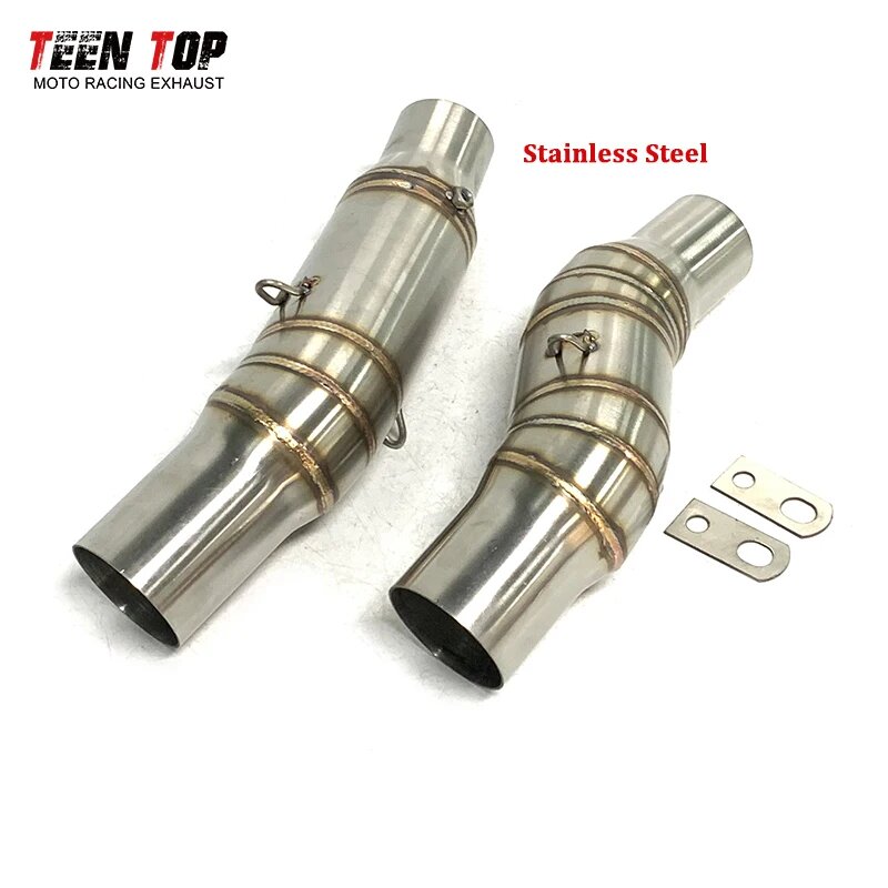 Соединительная труба выхлопной системы для KAWASAKI Z1000 10-21, выхлопная труба для мотоцикла Steel