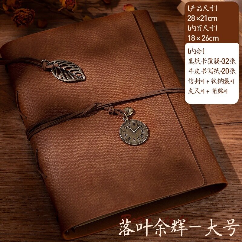 Винтажный фотоальбом для пары, книга воспоминаний о путешествиях, альбом для записи любовных воспоминаний, коллекция билетов, самоклеящийся, ручной работы на заказ.