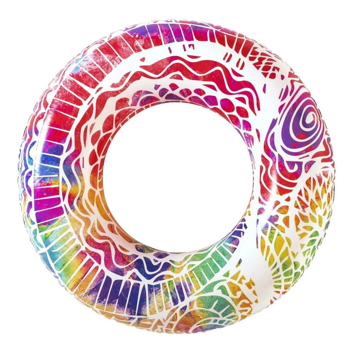 Круг для плавания Bestway "Летние узоры", 91 см, яркий дизайн для бассейна и пляжа