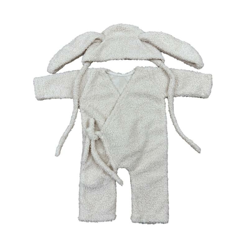 Костюм кролика для фотосъёмки малышей, Светлый хаки - M