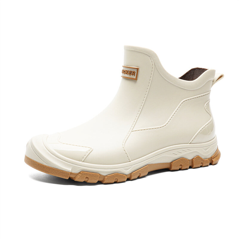 Мужские резиновые сапоги, стильные и универсальные, идеально подходят для рыбалки и катания на волнах, утолщенные, износостойкие, удобные, всесезонные резиновые сапоги для взрослых. Размер обуви. EU:40