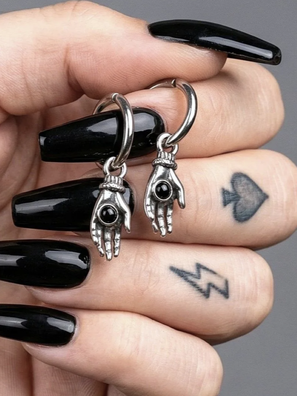 Серьги-трансформеры, славянский оберег, искусственный камень