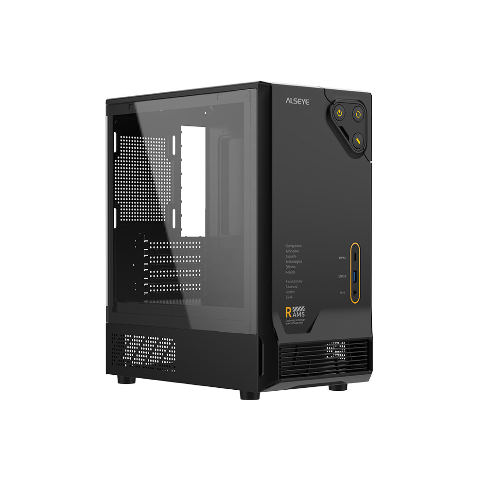 Корпус для ПК ALSEYE Корпус RAMS 1.0(Black)-Type C || уц-1-1