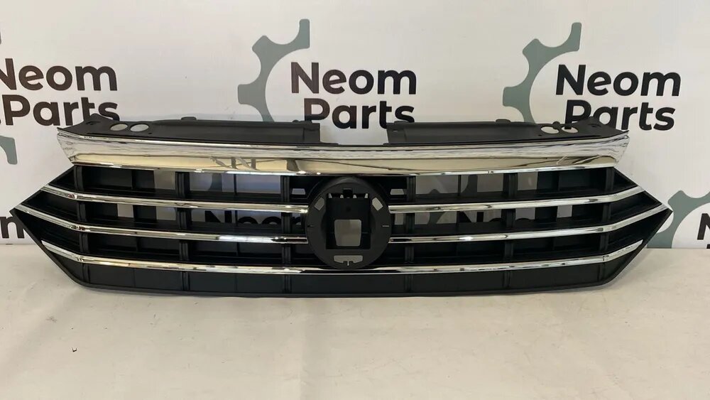 Решетка радиатора для VW Jetta 7 (2018-2022) NeomParts, ABS пластик, черная