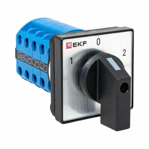 Переключатель кулачковый ПК-1-23 3П 63А "1-0-2" pk-1-23-63, EKF PK12363 (1 шт.)