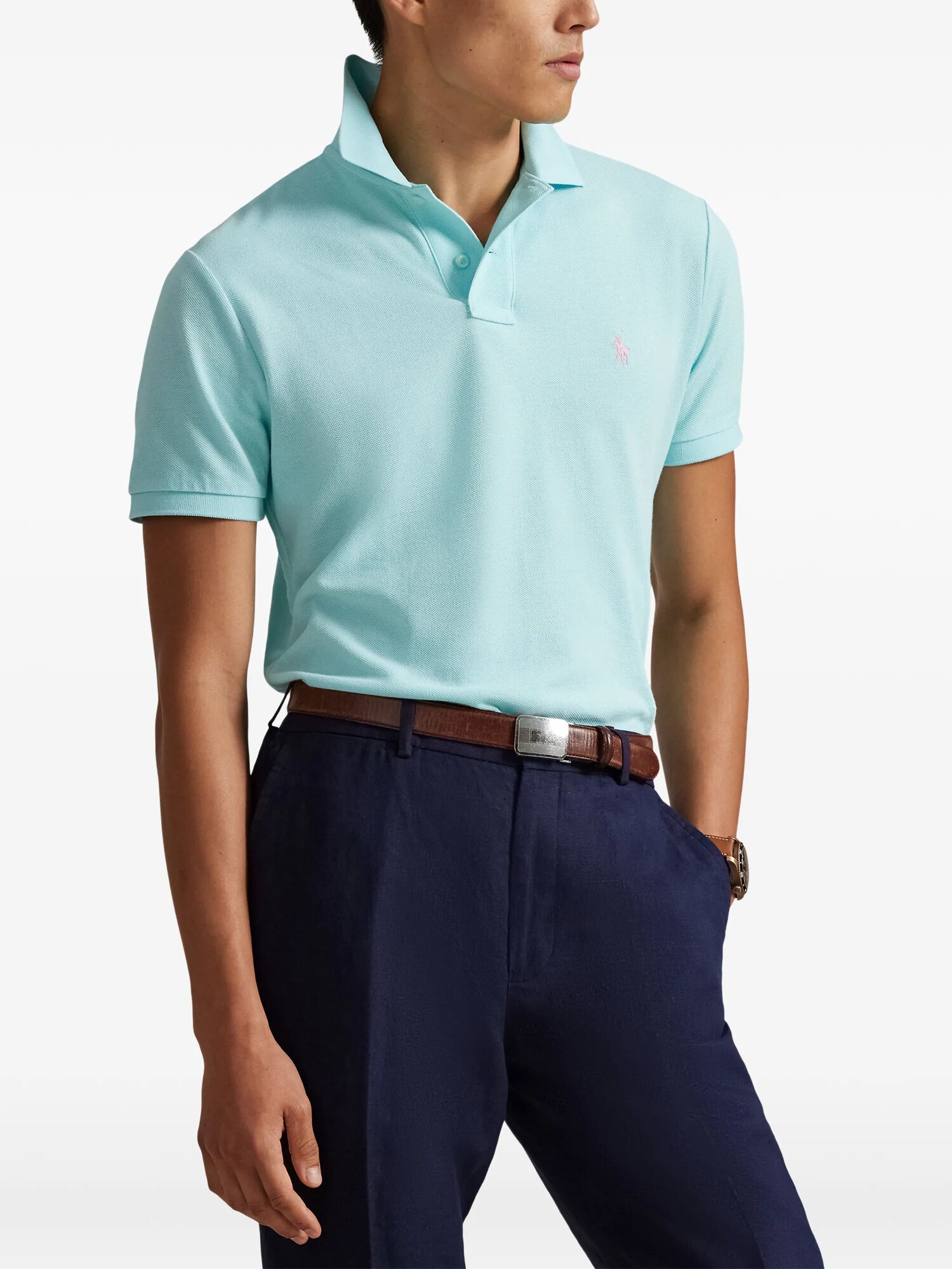 Поло Polo Ralph Lauren, размер XL, cиний — фото 1