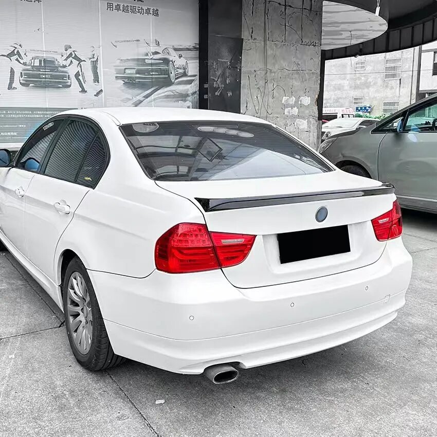 Спойлер на крышку багажника для BMW E90 2005-2012, ABS пластик, черный