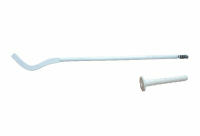 Кронштейн штыревой для радиатора 7х300 (белый) с дюбелем