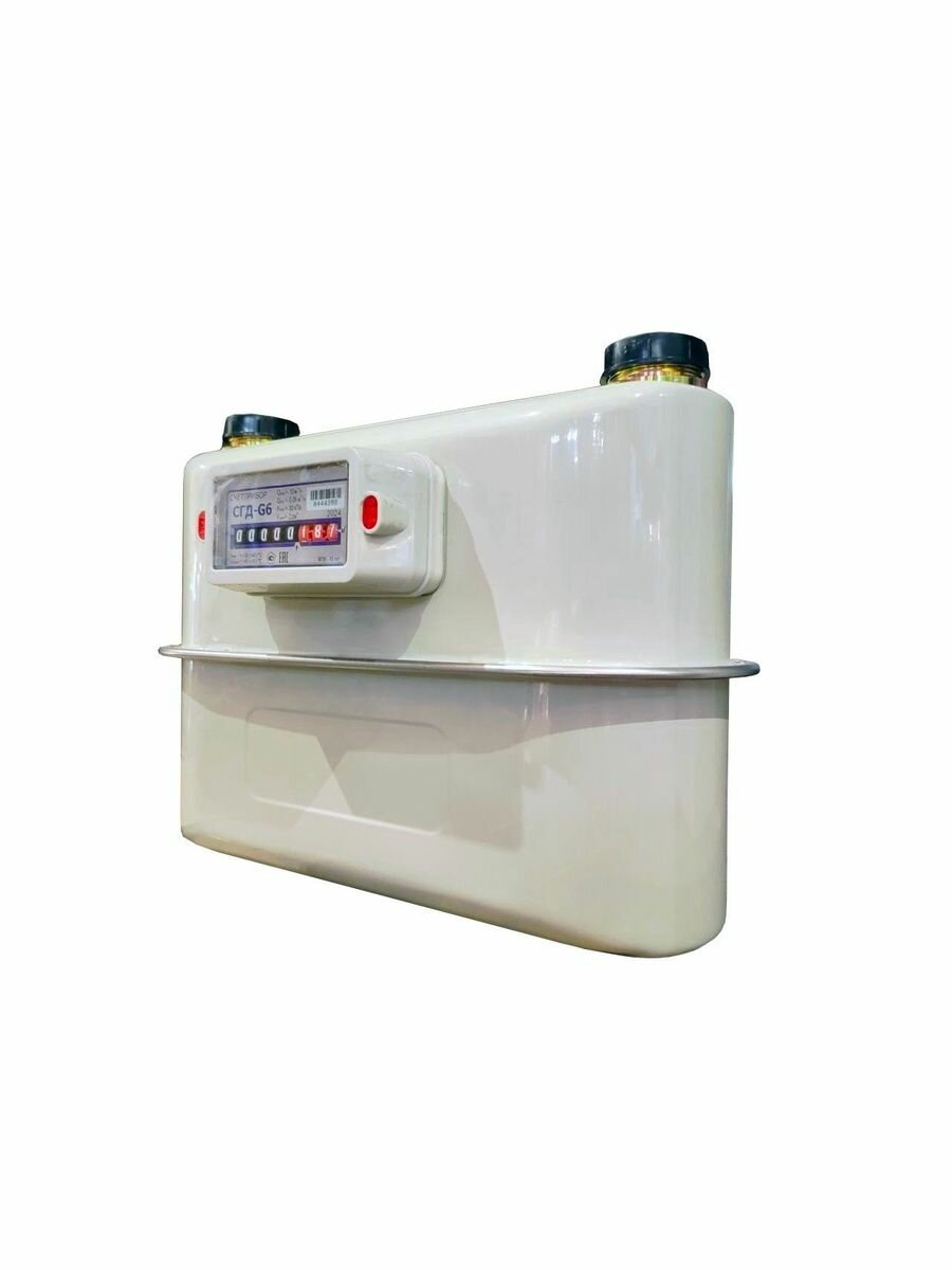 Счетчик газа Счетприбор СГД-G 6Т межосевое 250 мм, левый, термокорр. 1 1/4" (слева направо)