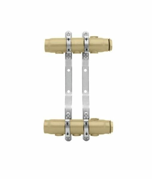 Коллекторная группа стальная Kan-therm 1 1/4" для Ц. О без оснастки (серия 10) - 6 выходов