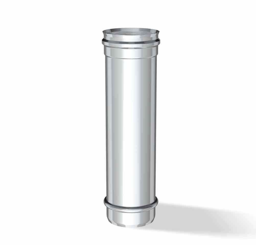 Дымоходная труба CORAX Ф 115 L 0,50м (430/0,8)