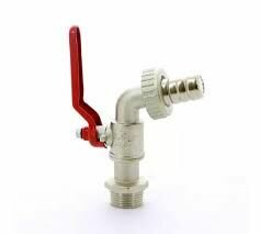 Кран водоразборный со штуцером (рычаг) Itap 3/4"