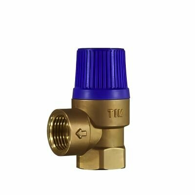 Предохранительный клапан для систем водоснабжения TIM 3/4" (8 бар)